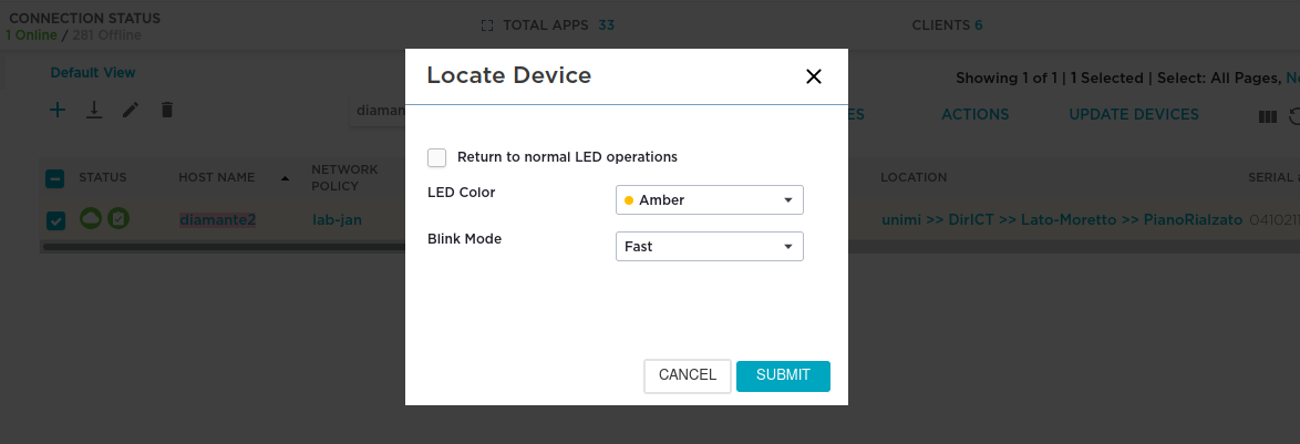 Disable AP status light in Extreme CloudIQ – Monorail